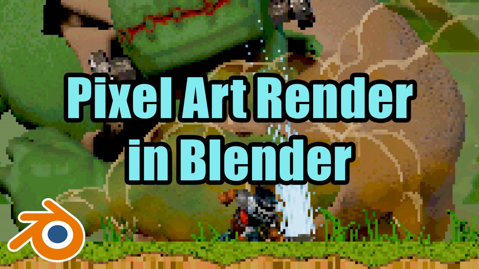 Pixel Art Rendering in Blender – Joseph Teh